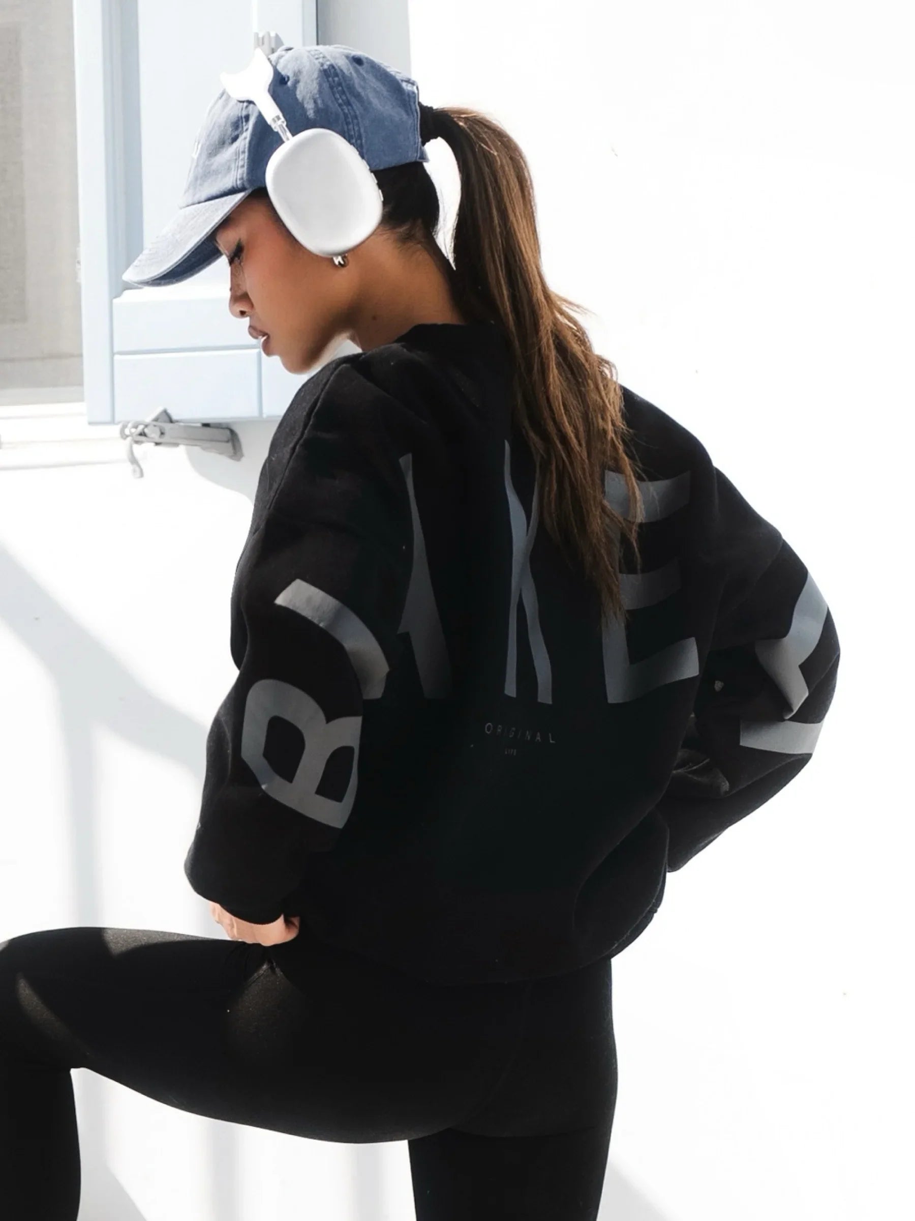 Buy Blakely Black Isabel Tonal Oversized Jumper | Free delivery on ...