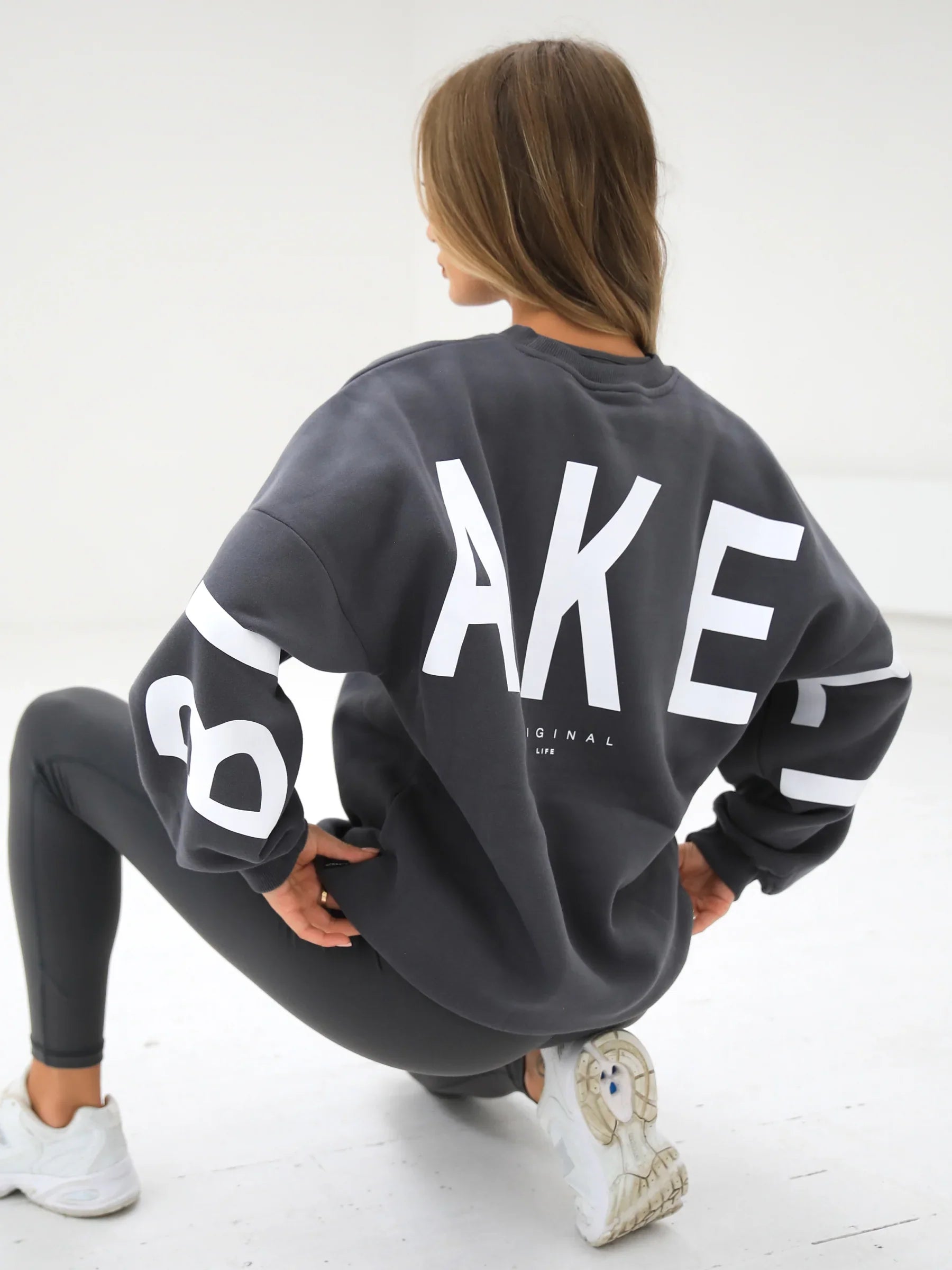 Buy Blakely Charcoal Isabel Oversized Jumper | Free delivery on orders ...