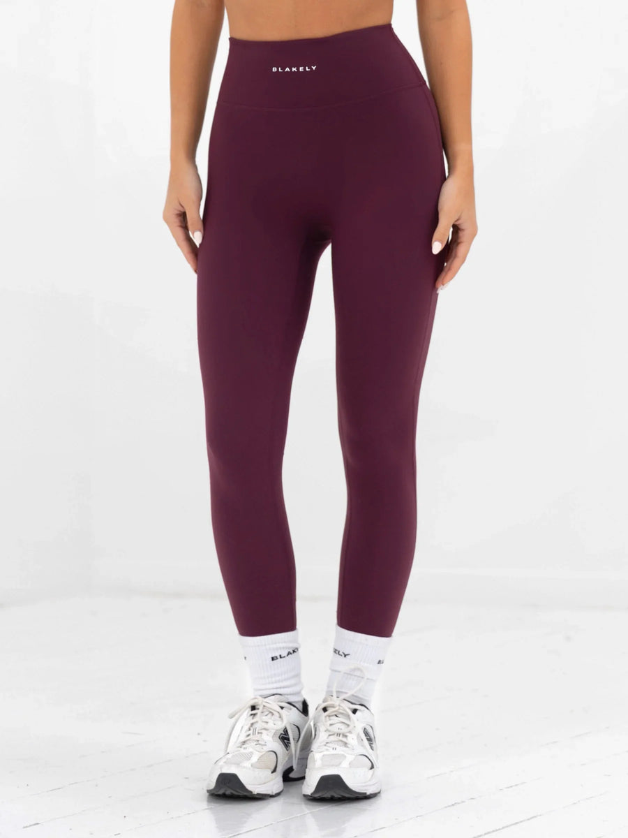 Buy Blakely Womens Dark Cherry Ultimate Active Leggings | Free delivery ...