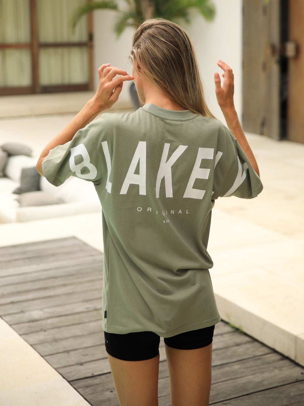 Buy Blakely Olive Isabel Oversized T-Shirt | Free delivery on orders ...