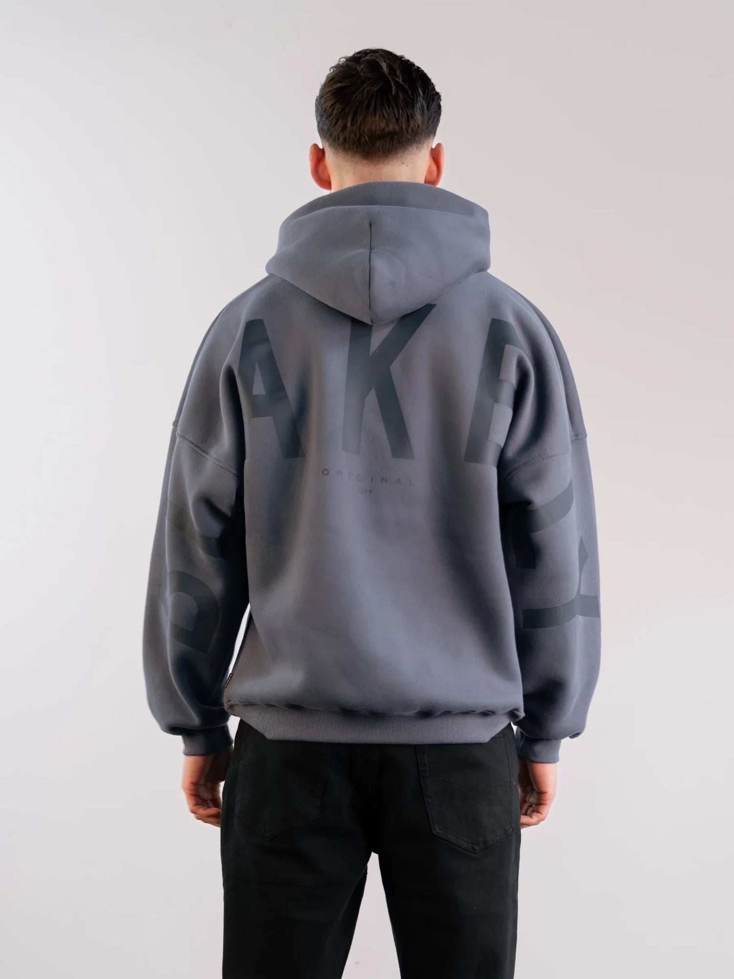 Buy Blakely Blue Tonal Idris Oversized Hoodie | Free delivery on orders ...