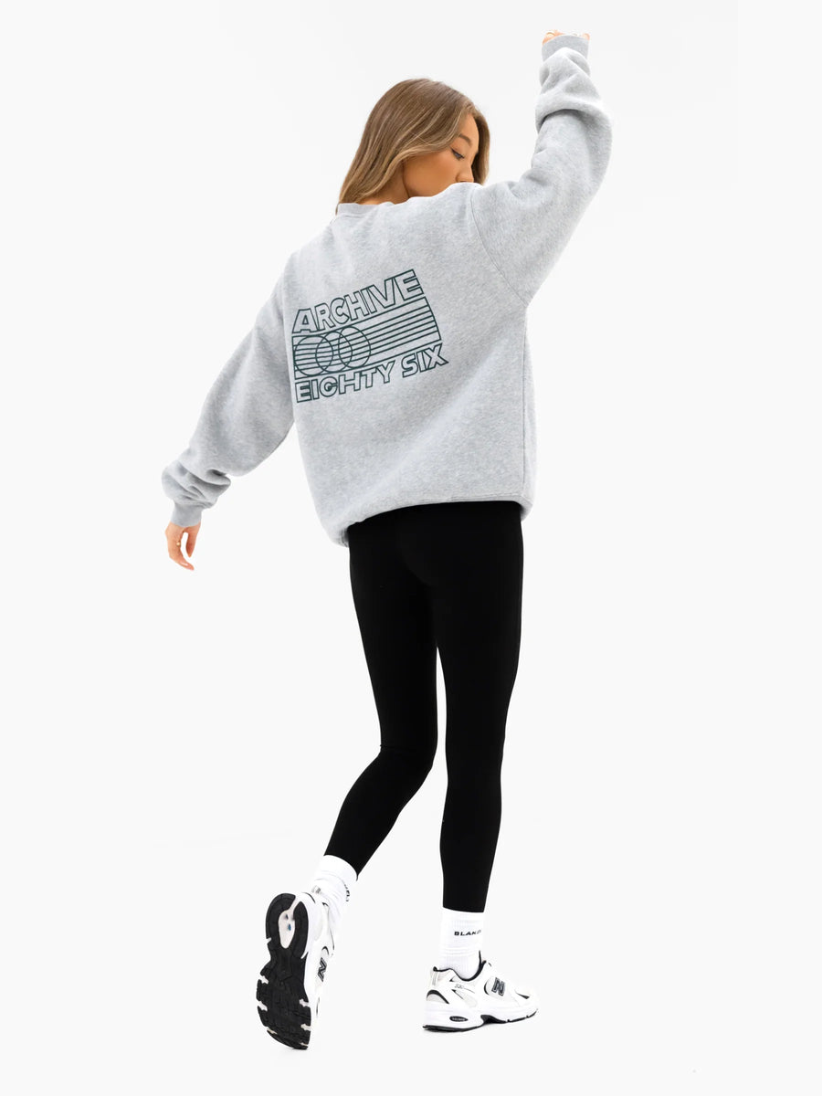 Buy Blakely Womens Marl Grey Naomi Oversized Jumper | Free delivery on ...