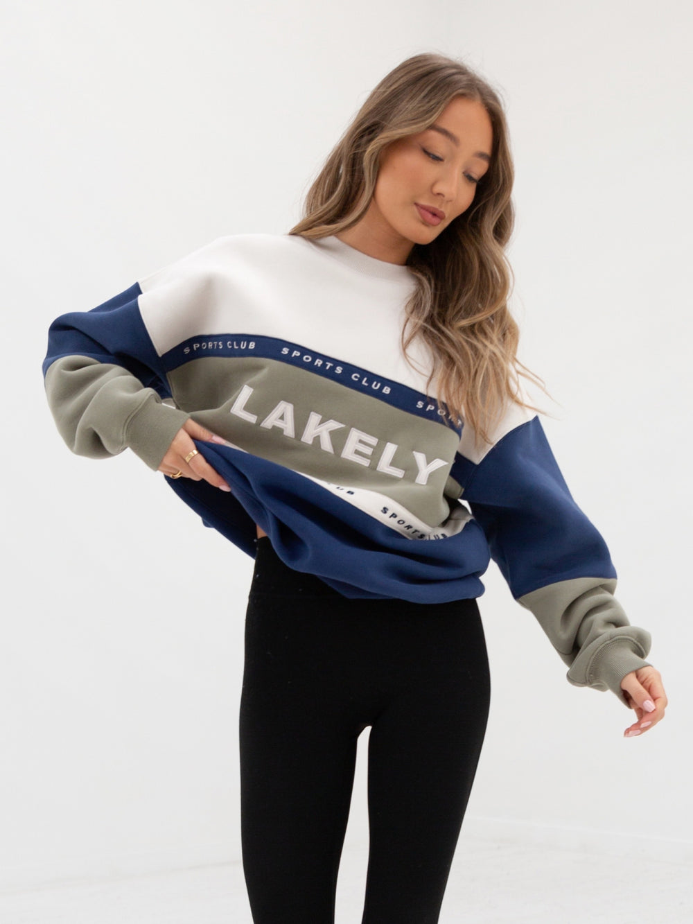 Buy Blakely Womens Olive Alpine Oversized Jumper | Free delivery on ...