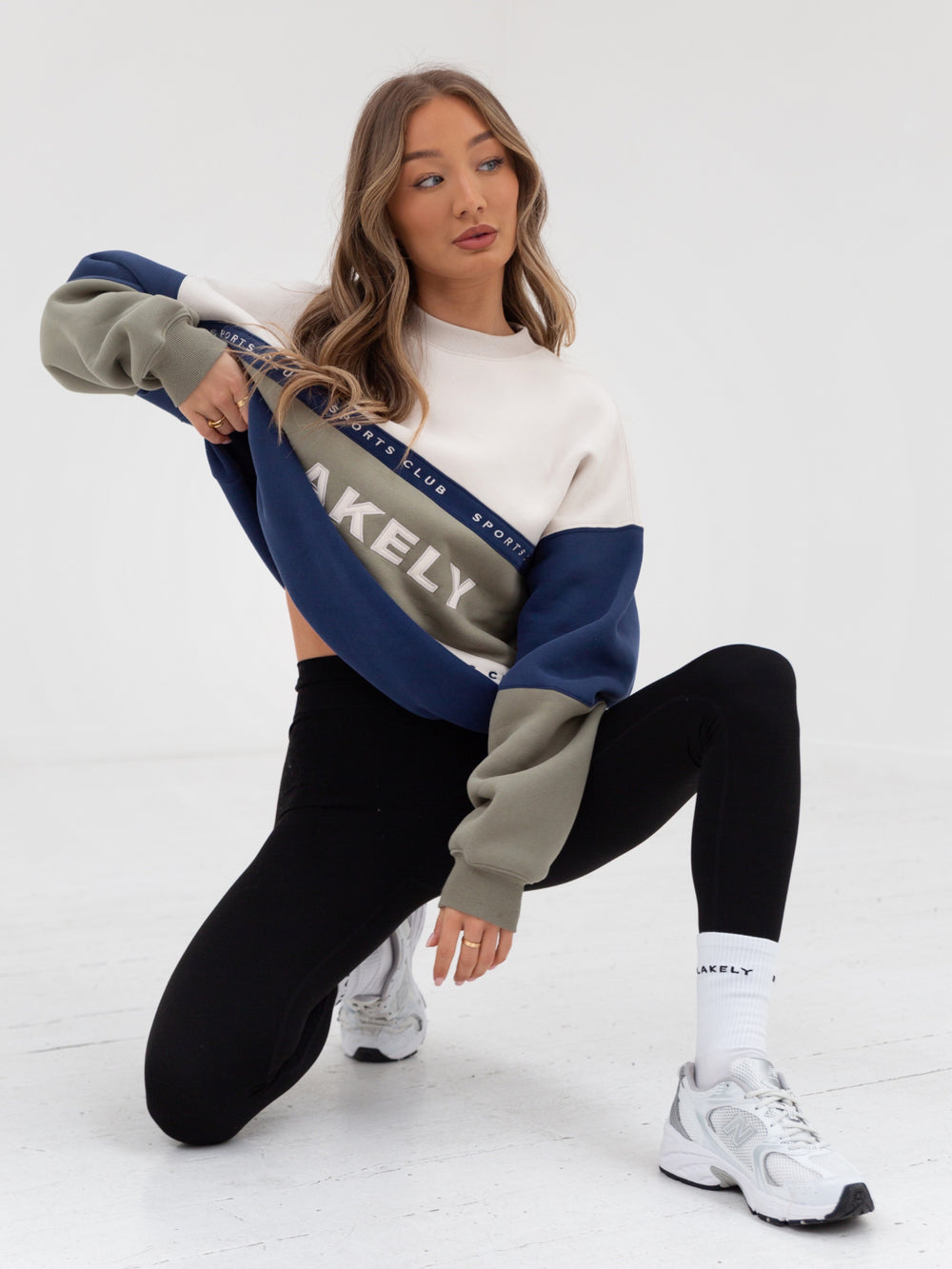 Buy Blakely Womens Olive Alpine Oversized Jumper | Free delivery on ...