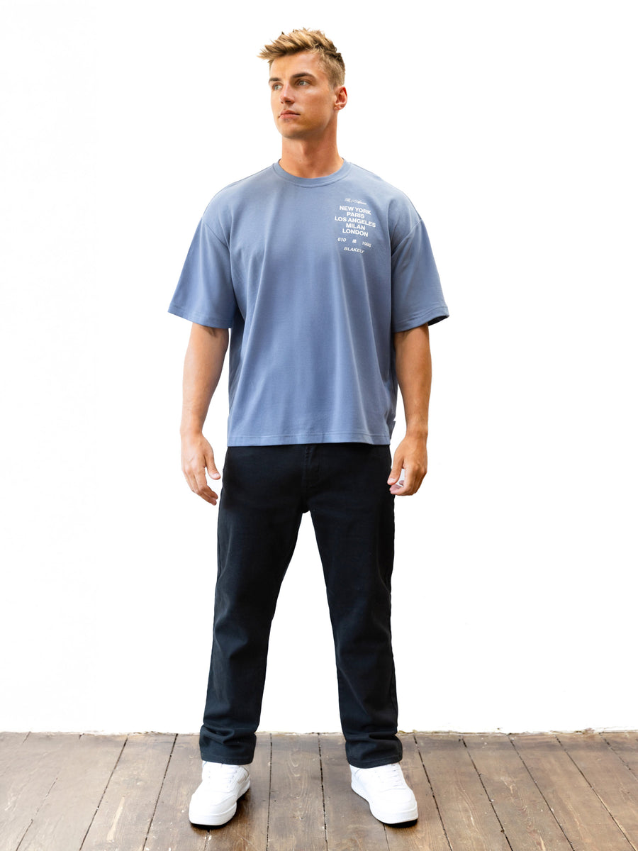 Buy Blakely Dusty Blue Apex 610 Unfitted T-Shirt | Free delivery on ...
