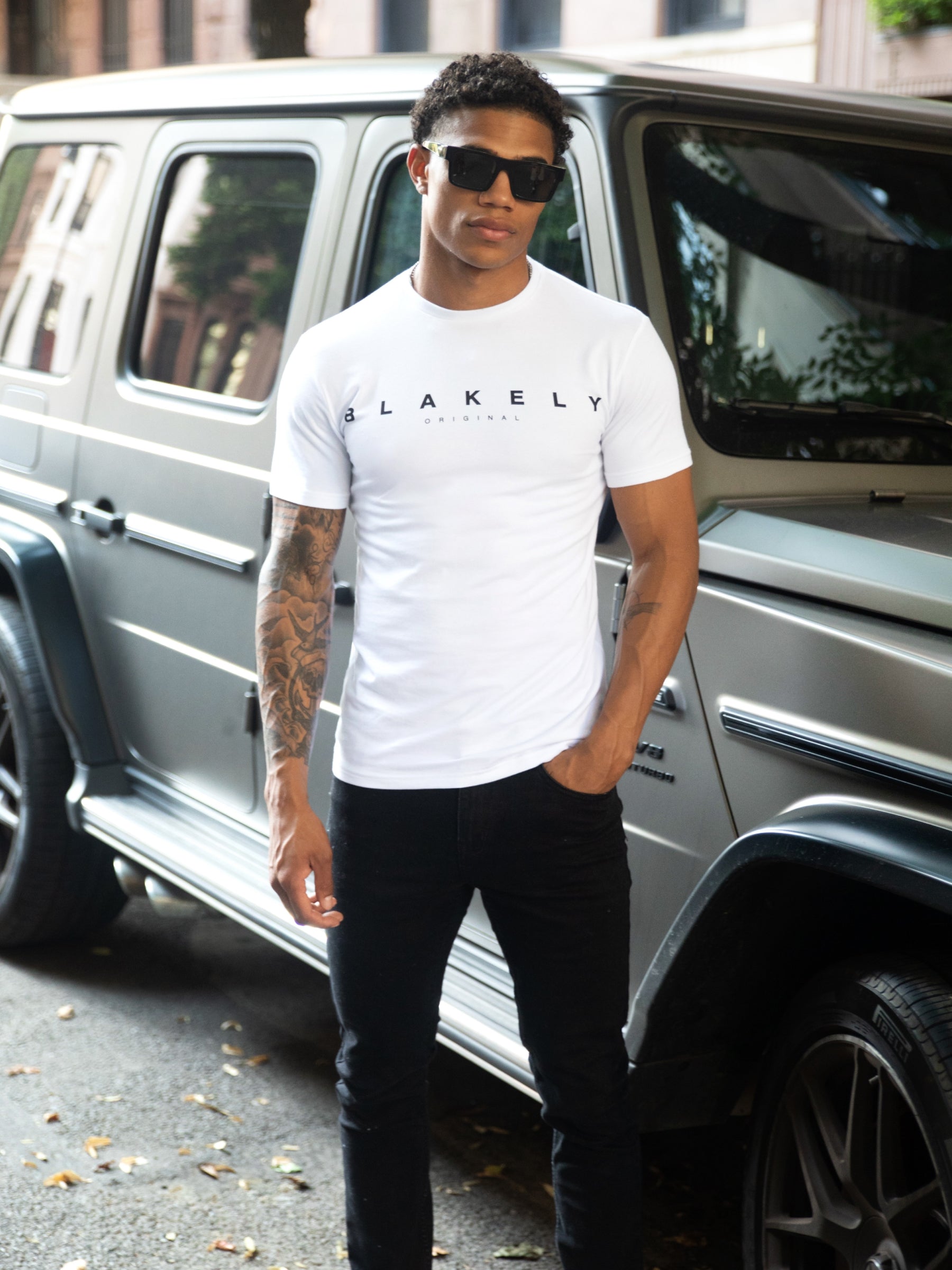 Buy Blakely White Whitestone T-Shirt | Free delivery on all orders over ...