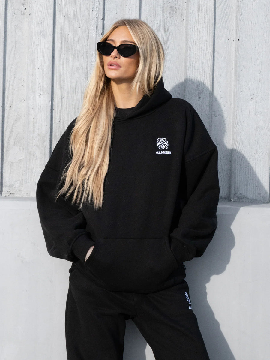 Buy Blakely Womens Black Iris Oversized Hoodie | Free delivery on ...