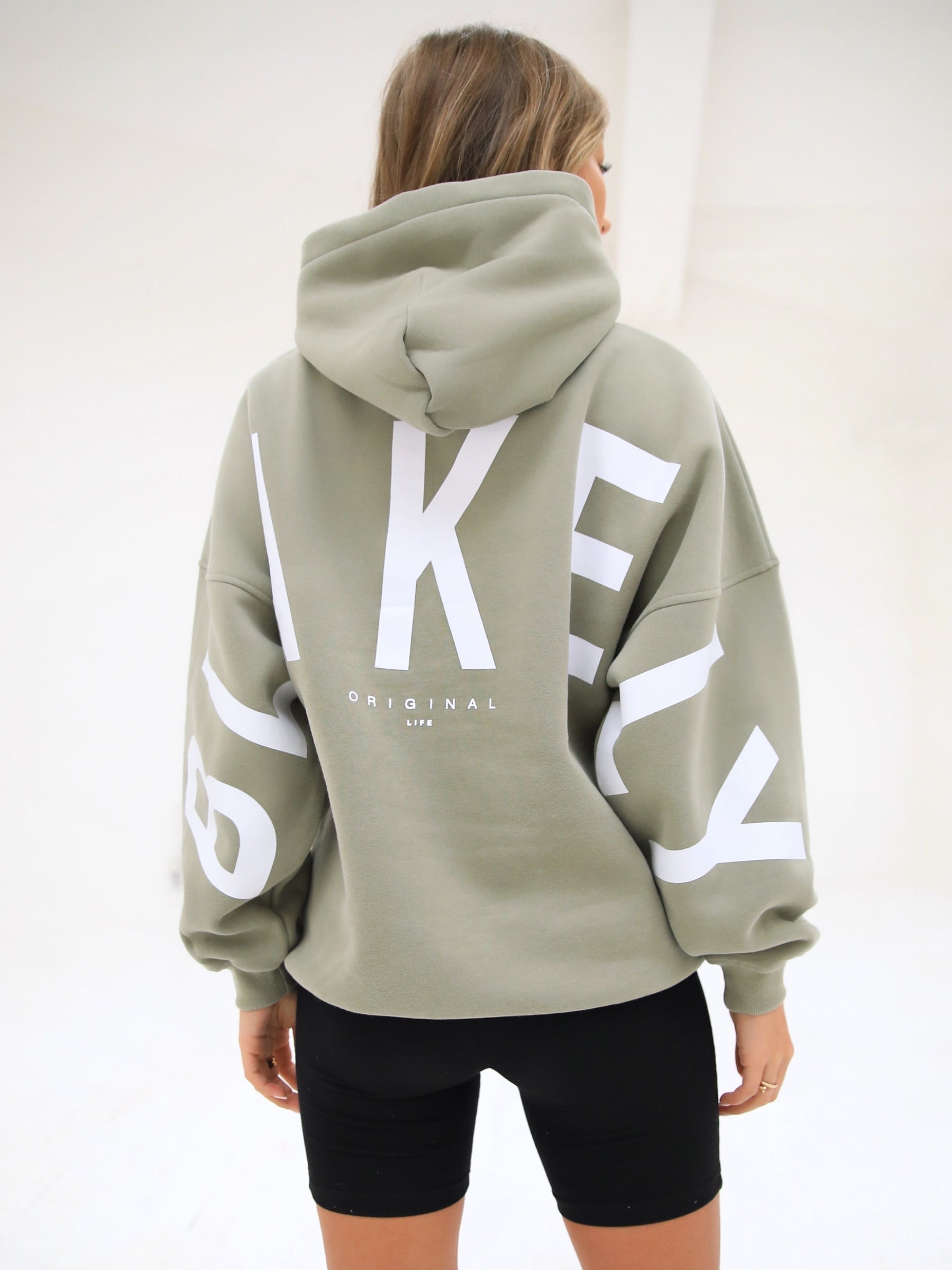 Buy Blakely Olive Isabel Oversized Hoodie | Free delivery on orders ...