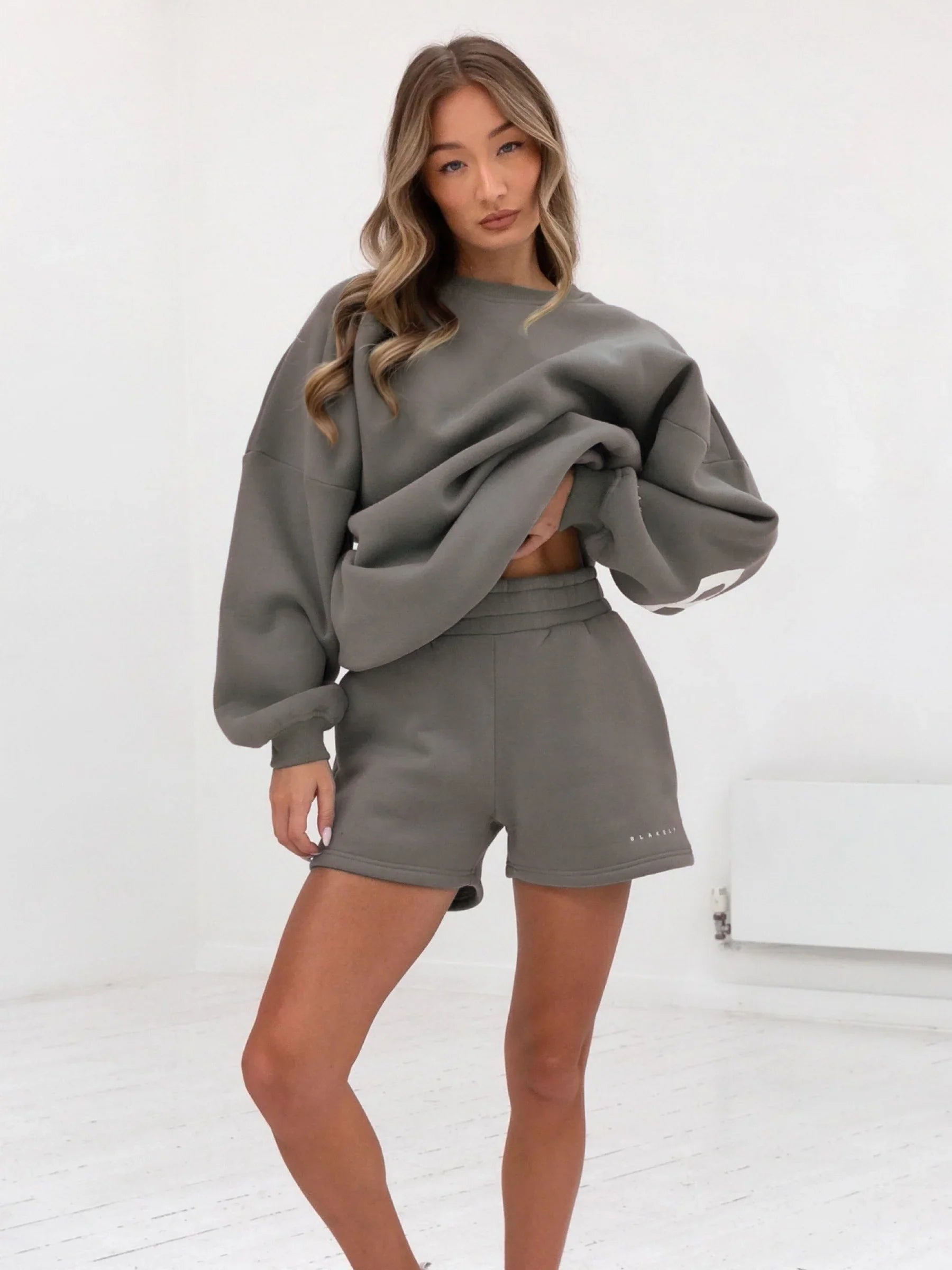 Buy Blakely Isabel Safari Green Oversized Jumper | Free delivery on ...