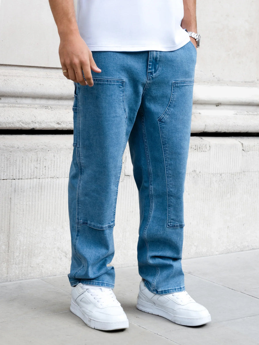 Buy Blakely Mens Blue Vol.21 Panel Jeans | Free delivery on orders over ...