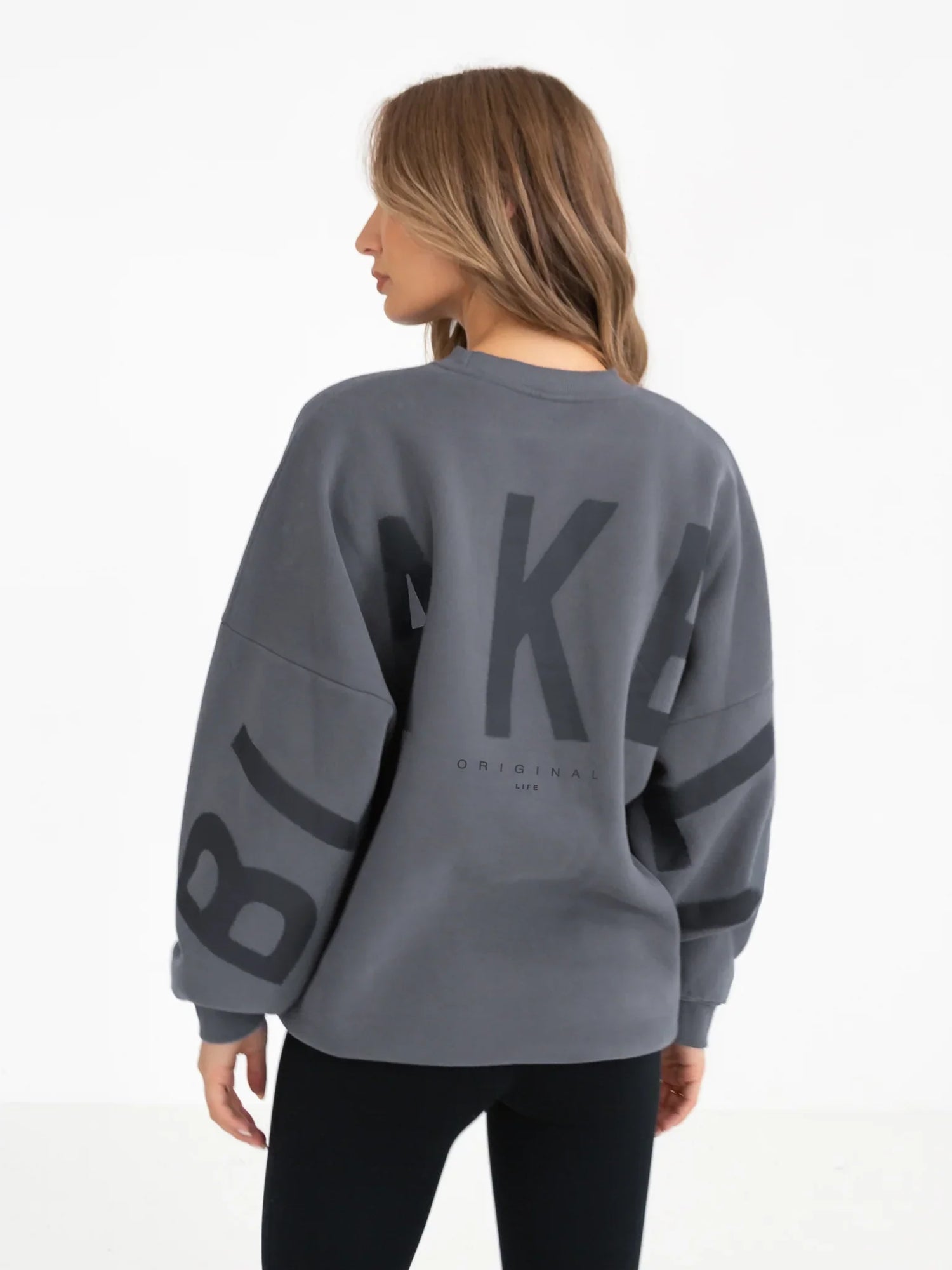 Buy Blakely Charcoal Isabel Tonal Oversized Jumper | Free delivery on ...