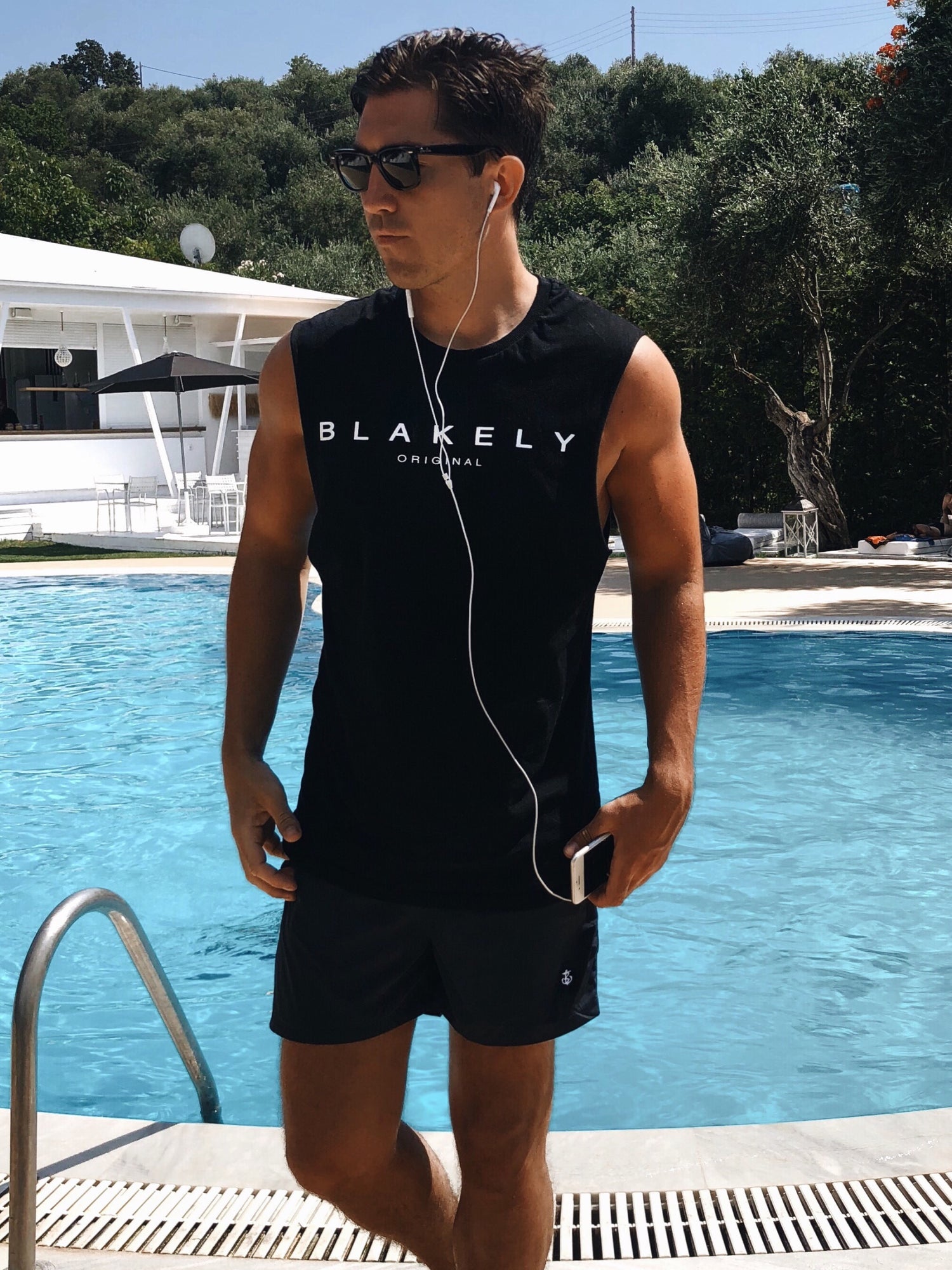 Buy Blakely Black Roca Beach Sleeveless Tee | Free delivery on orders ...